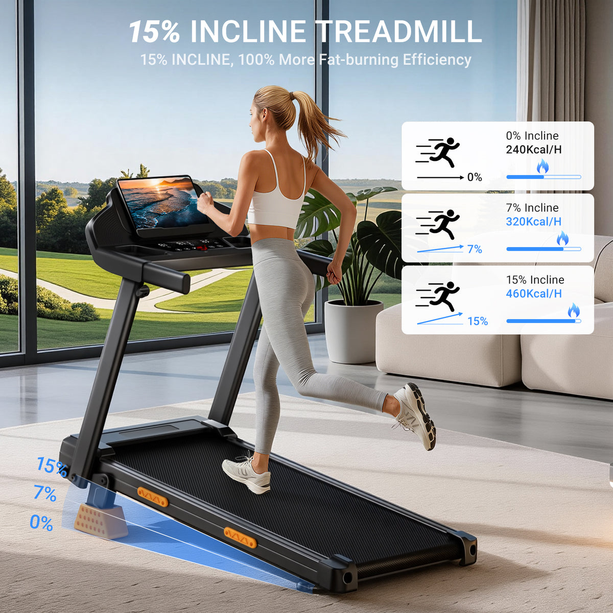 Umay Fitness® EU丨Foldable Incline Treadmill & Affordable Home Fitness