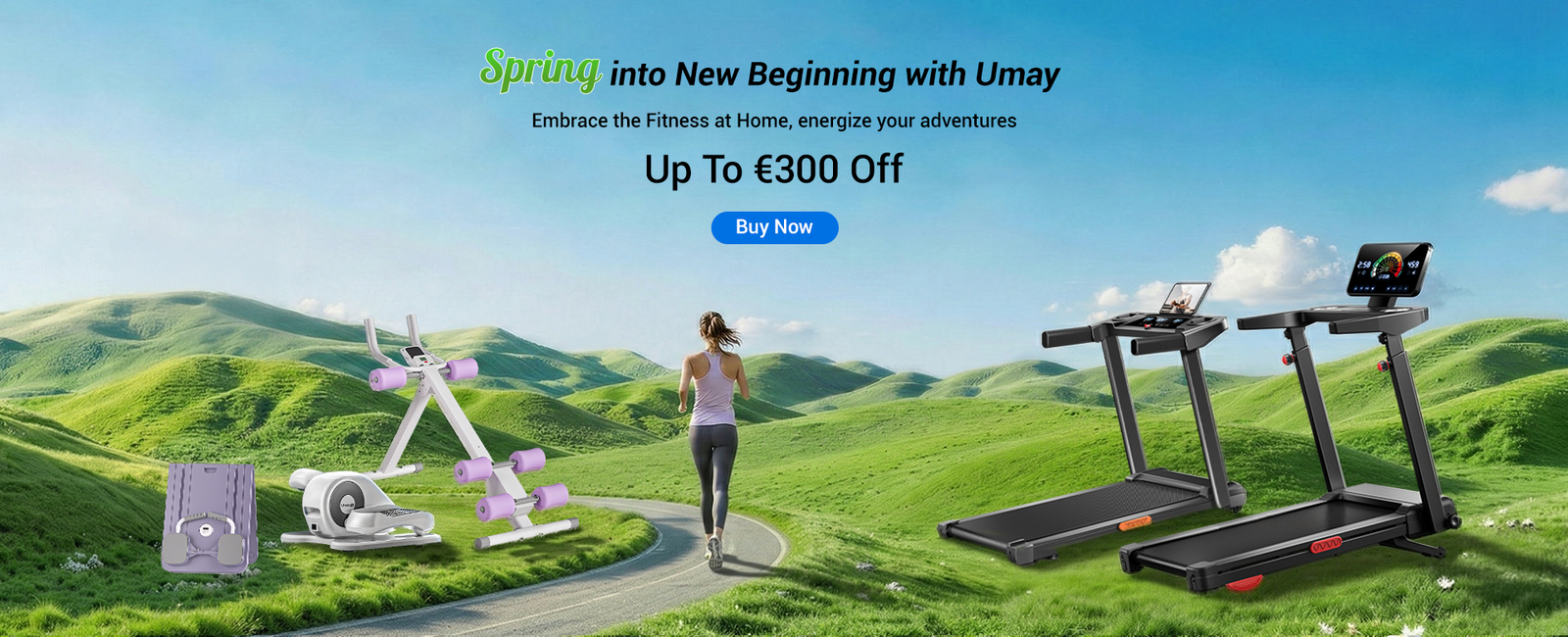 UMAY FITNESS® EU - Tragbare Laufbänder und erschwingliche Fitnessprodukte